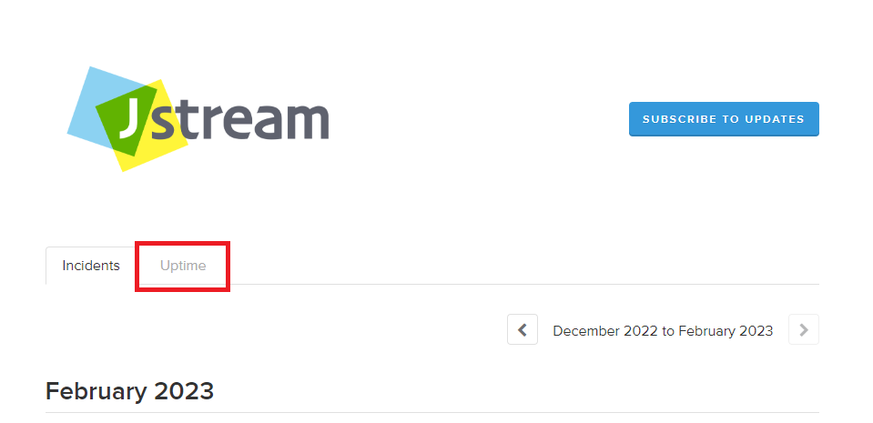 ステータスページ – J-Stream CDNext サポートサイト